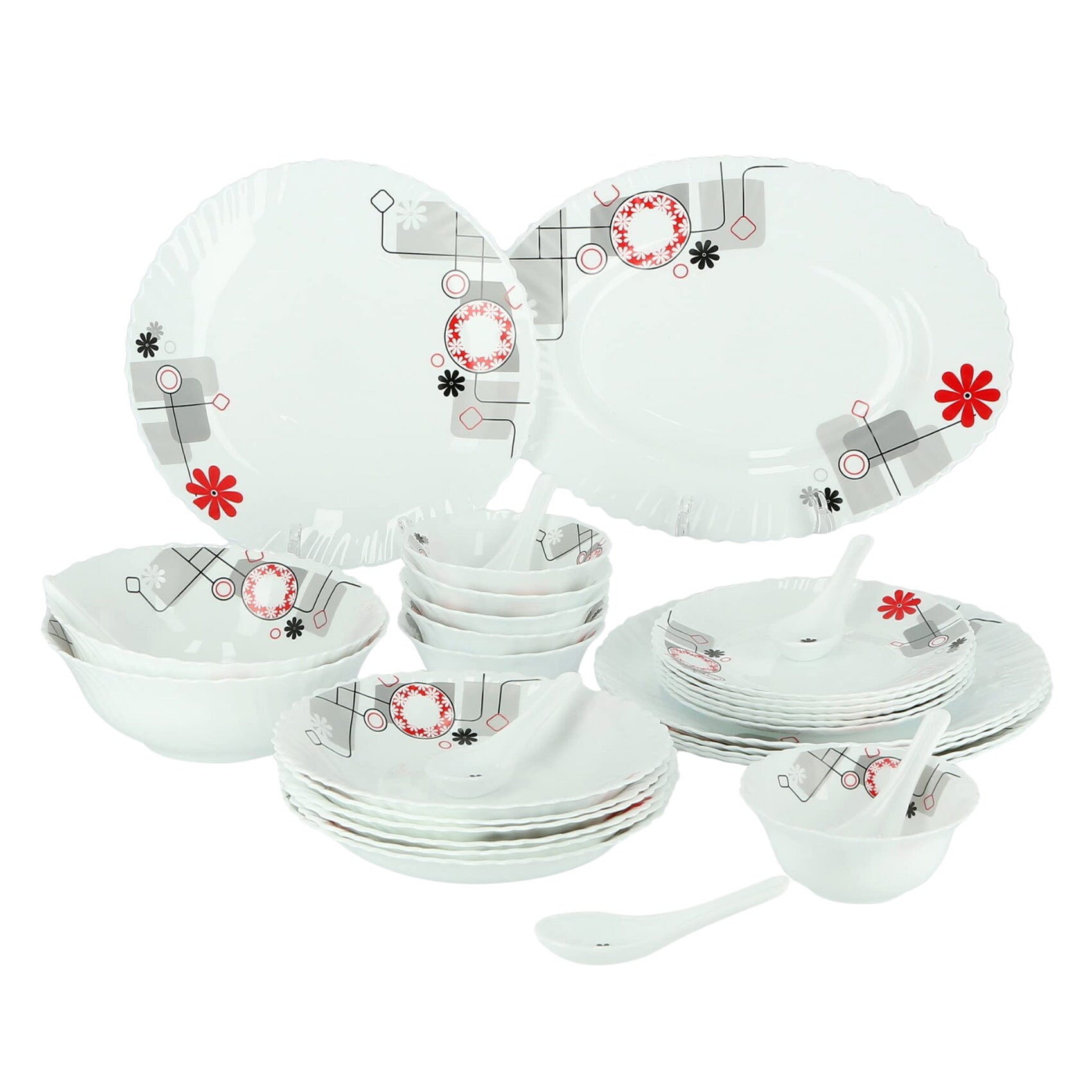Buy ROYALFORD OPAL WARE DINNER SET 33PC Online | Carrefour Kenya