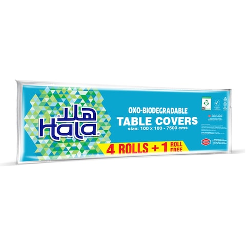 Hala table cover travel pack 4+1 rolls x 75 sheets price in Saudi ...