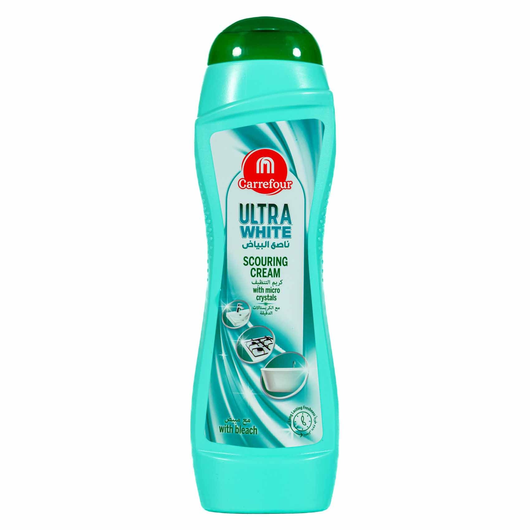 Buy Carrefour Scouring Cream Ultra White 500ml Online | Carrefour KSA