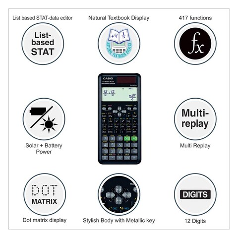 Buy CASIO CALCULATOR FX85ES+ SCIENTIFIC Online | Carrefour Kenya