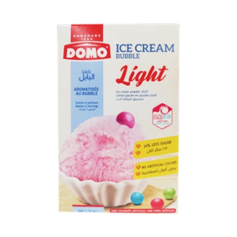 Buy Domo Ice Cream Light Bubble 50GR Online | Carrefour Lebanon