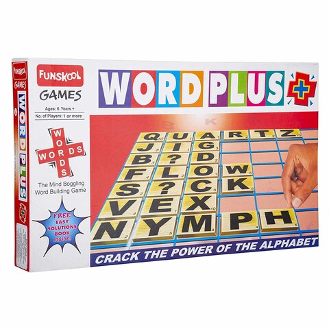 Buy Funskool 4312400 Word Plus The Mind Boggling Word Building Game ...