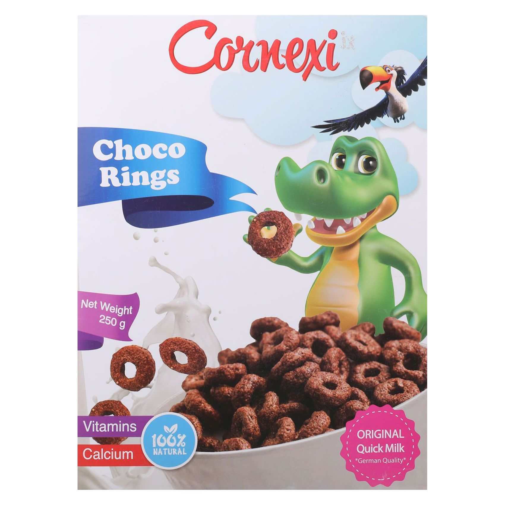 Buy Cornexi Choco Rings Cornflakes box - 250 grams Online | Carrefour Egypt