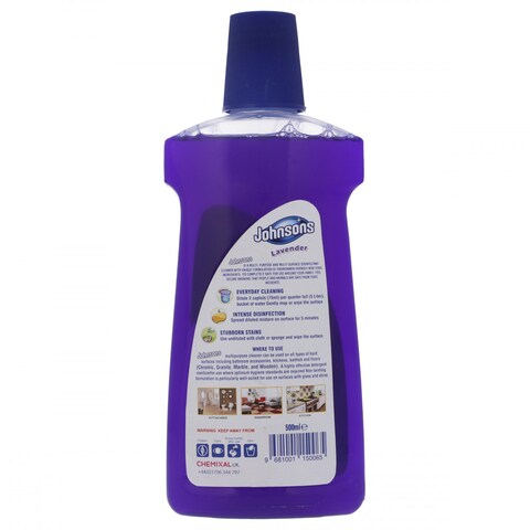 Buy Johnsons All Surface Cleaner Lavender Disinfectant 500ml Online ...