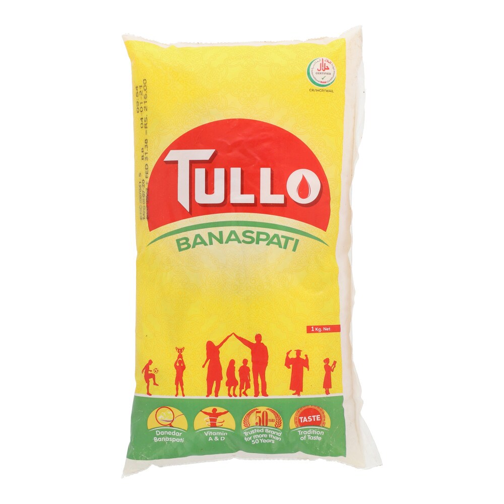 Buy Tullo Banaspati Ghee Pouch 1 kg Online | Carrefour Pakistan