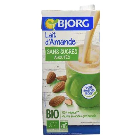 Bjorg Organic Almond Milk No Sugar 1L price in UAE | Carrefour UAE ...