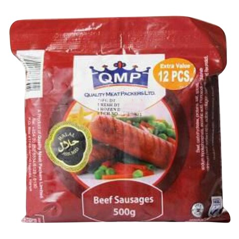 Buy QMP Quality Beef Sausage Value Pack 500g Online | Carrefour Kenya