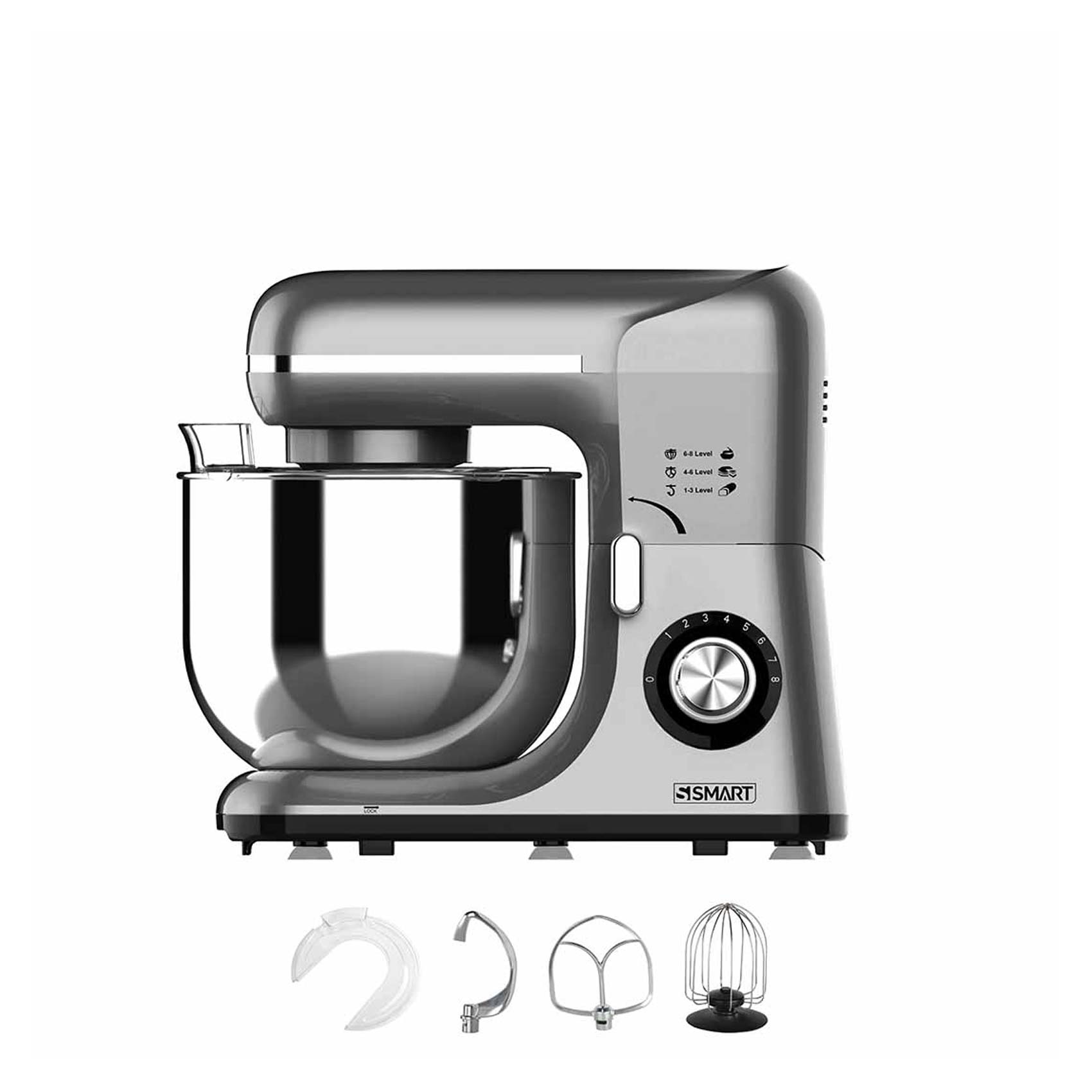 Buy Smart Stand Mixer - 1500 Watt - 7 Liters - Silver - SBM5502 Online ...