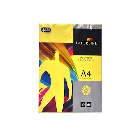 500-Piece A4 Premium Colored Printing Paper Yellow price in UAE ...