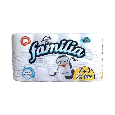 Buy FAMILIA PLUS 2PLY 7+1 TOILET PAP Online | Carrefour Pakistan