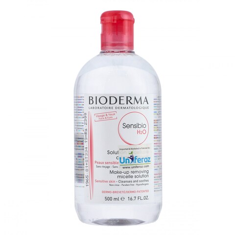 Buy Bioderma Sensibio H2O Make-up Removing Micelle Soultion 500ml Online | Carrefour Pakistan