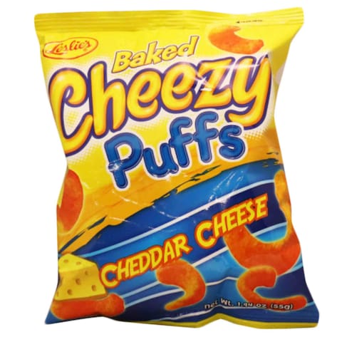 Leslie Cheezy Cheddar Cheese Puff 55g price in Kuwait | Carrefour ...