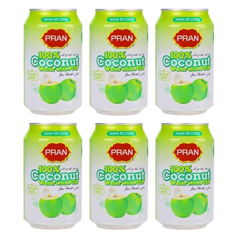 Buy Pran Coconut Water Wpulp 6 P300Ml Online | Carrefour Kenya
