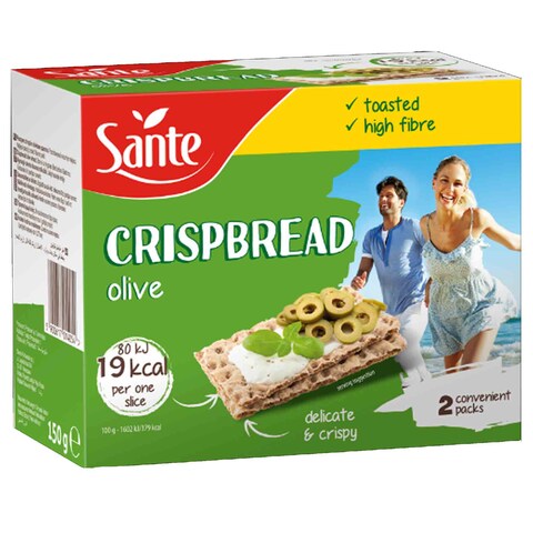 Sante Olive Crispy Bread 150 Gram Online | Carrefour Jordan