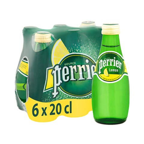 Perrier Sparkling Water Lemon 200ML X6 Online | Carrefour Lebanon