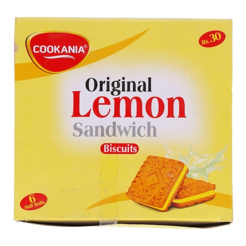 Buy Cookania Original Lemon Sandwich Biscuits 6 Half Rolls Online ...