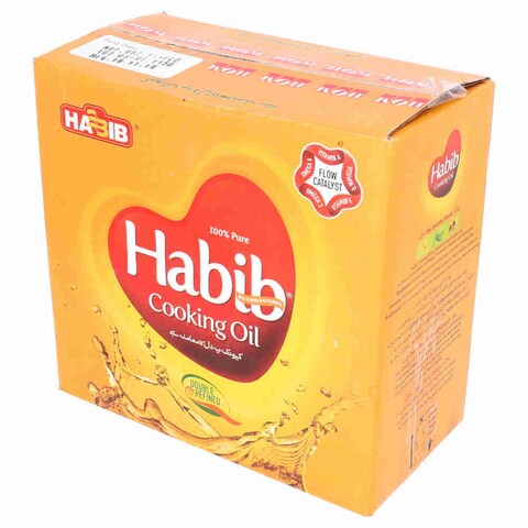 Buy Habib Cooking Oil Double Refined 1 Litre x 5 Online | Carrefour ...