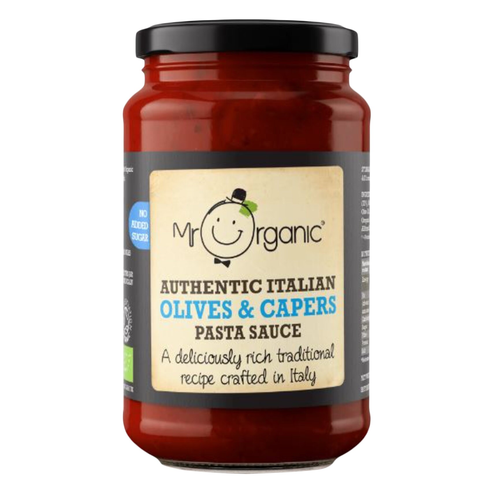 Buy Mr. Organic Authentic Italian Olives And Capers Pasta Sauce 350g ...