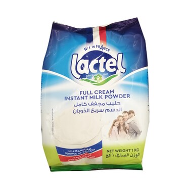 Buy Lactel Full Cream Milk Powder 1Kg Online | Carrefour Lebanon