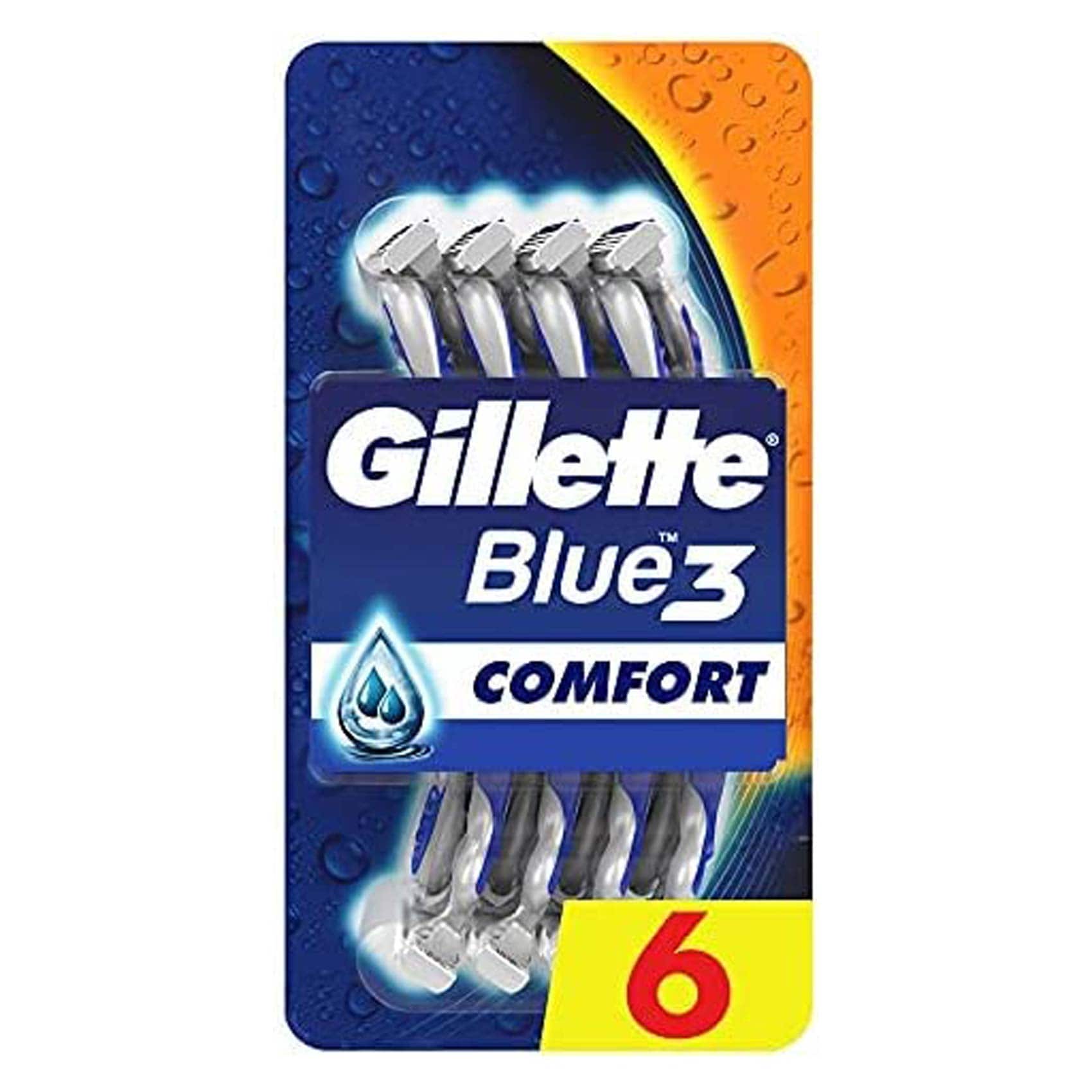 Buy Gillette Blue Cool Disposable Razors - Pack of 6 Online | Carrefour ...