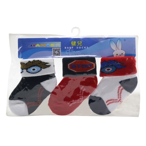 Buy Jianier Assorted Baby Socks 3 Pairs Online | Carrefour Kenya