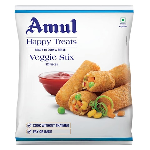 Buy Amul Happy Treats Frozen Veggie Stix 425g Online | Carrefour Kenya
