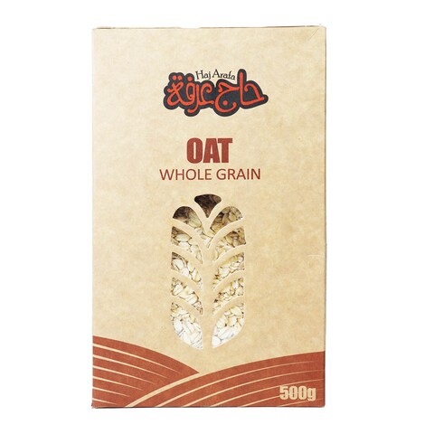 Buy Haj Arafa Whole Grain Oat - 500 gram Online | Carrefour Egypt