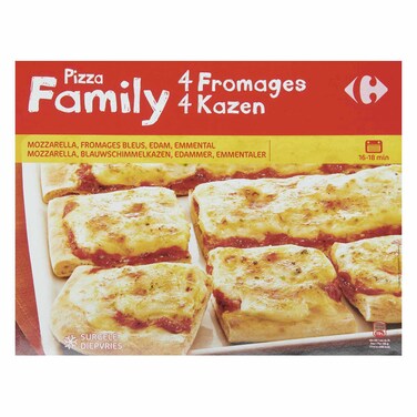 Buy Carrefour Frozen Cheese Pizza Rectangular 600g Online | Carrefour Kenya