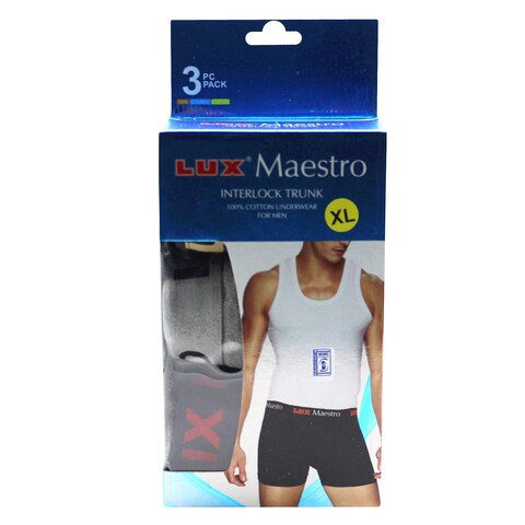 Buy Lux Maestro Boxers For Men XL 3 Pieces Online | Carrefour Kenya