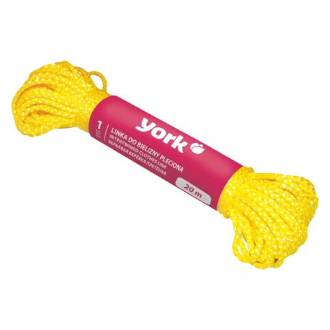 Buy York Indoor And Outdoor Cloth Hanging Wash Line 20m Yellow Online ...