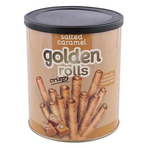 Buy Golden Break Treats Salted Caramel Wafer Roll 135g Online ...