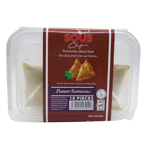 Buy Sous Chef Paneer Samosa 300g(10 Pieces) Online | Carrefour Kenya
