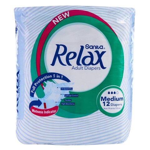 Buy Sanita Adult Diapers Medium Online | Carrefour Kenya