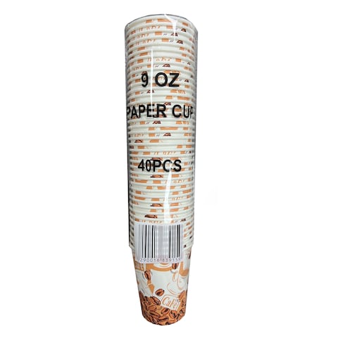 Buy Paper Cups 40 Pack 9OZ Online | Carrefour Lebanon