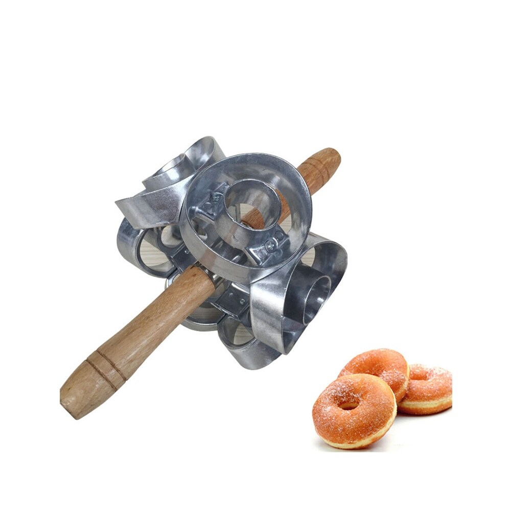 Buy Donut Roller Cutter Silver & Beige Online | Carrefour KSA
