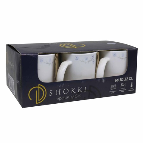 Buy Shokki M2081 Evo Rosemary Mug Set 320ml x Pack of 6 Online ...