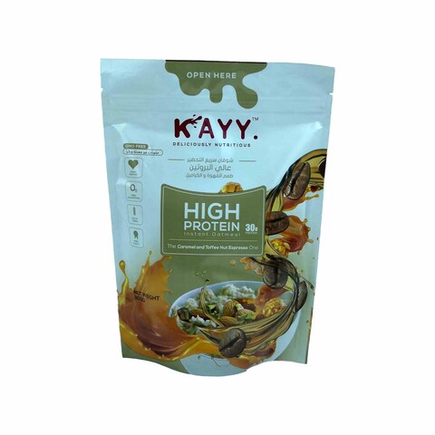 Buy Kayy Toffee Nut And Caramel Espresso High Protien Instant Oatmeal ...