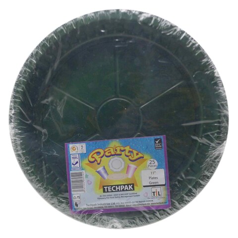 Buy TECHPAK PLATES GREEN 11" Online | Carrefour Kenya