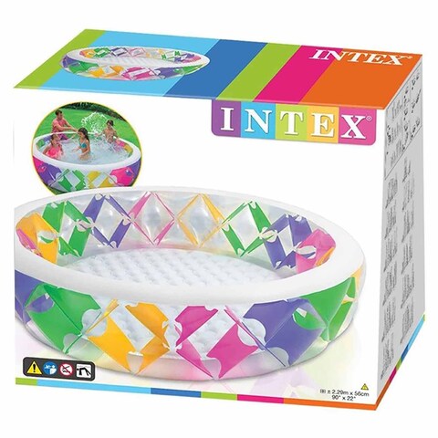 Buy Intex 56494 Pinwheel Deluxe Children Pool Online | Carrefour Egypt