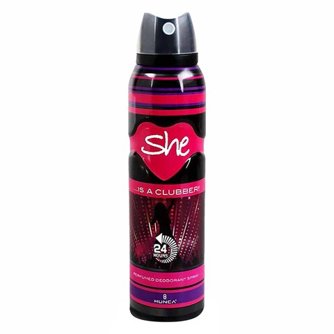 She Is Clubber Deodorant Body Mist 150 Ml Online | Carrefour Jordan