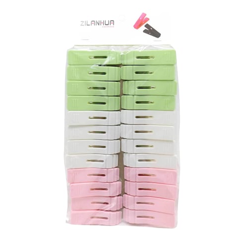 Buy FASHION PLASTIC FAMILY PEGS 24PC Online | Carrefour Kenya