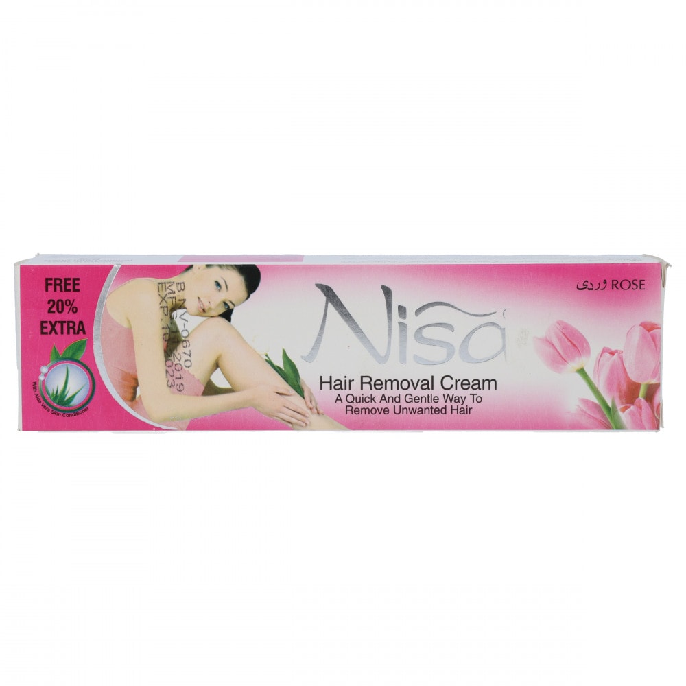 Buy Nisa Hair Removal Cream Rose 120 ml Online | Carrefour Pakistan