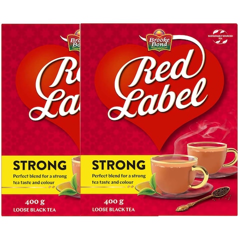 BROOKE BOND RED LABEL TEA PACKET 400GX2 price in Kuwait | Carrefour Kuwait | supermarket kanbkam