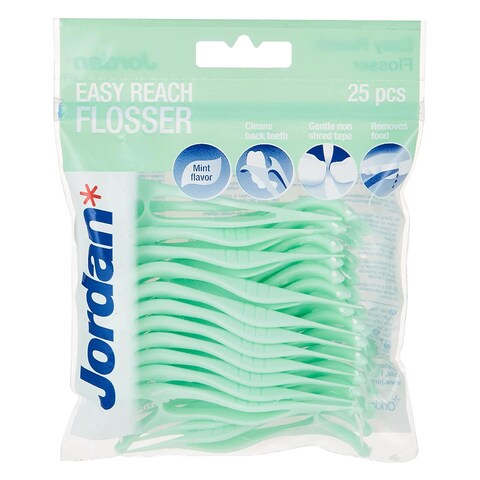 Jordan Easy Reach Mint Flossers 25 Pieces price in Kuwait | Carrefour ...