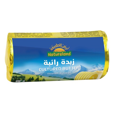 Natureland Organic Unsalted Cultured Butter 227g price in Kuwait ...