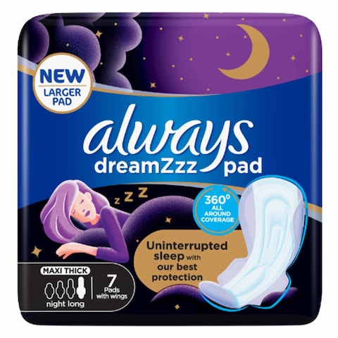 Always Pad Thick Night 7 Pads Online | Carrefour Lebanon