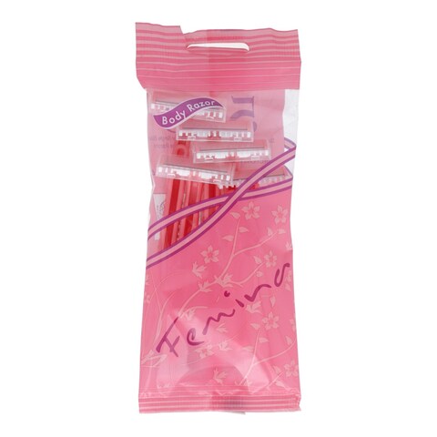 Buy Femina Body Razors (Pack of 5) Online | Carrefour Pakistan