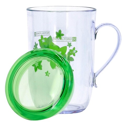Buy Royalford Prima Water Cup 260ml Clear/Green Online | Carrefour Kenya