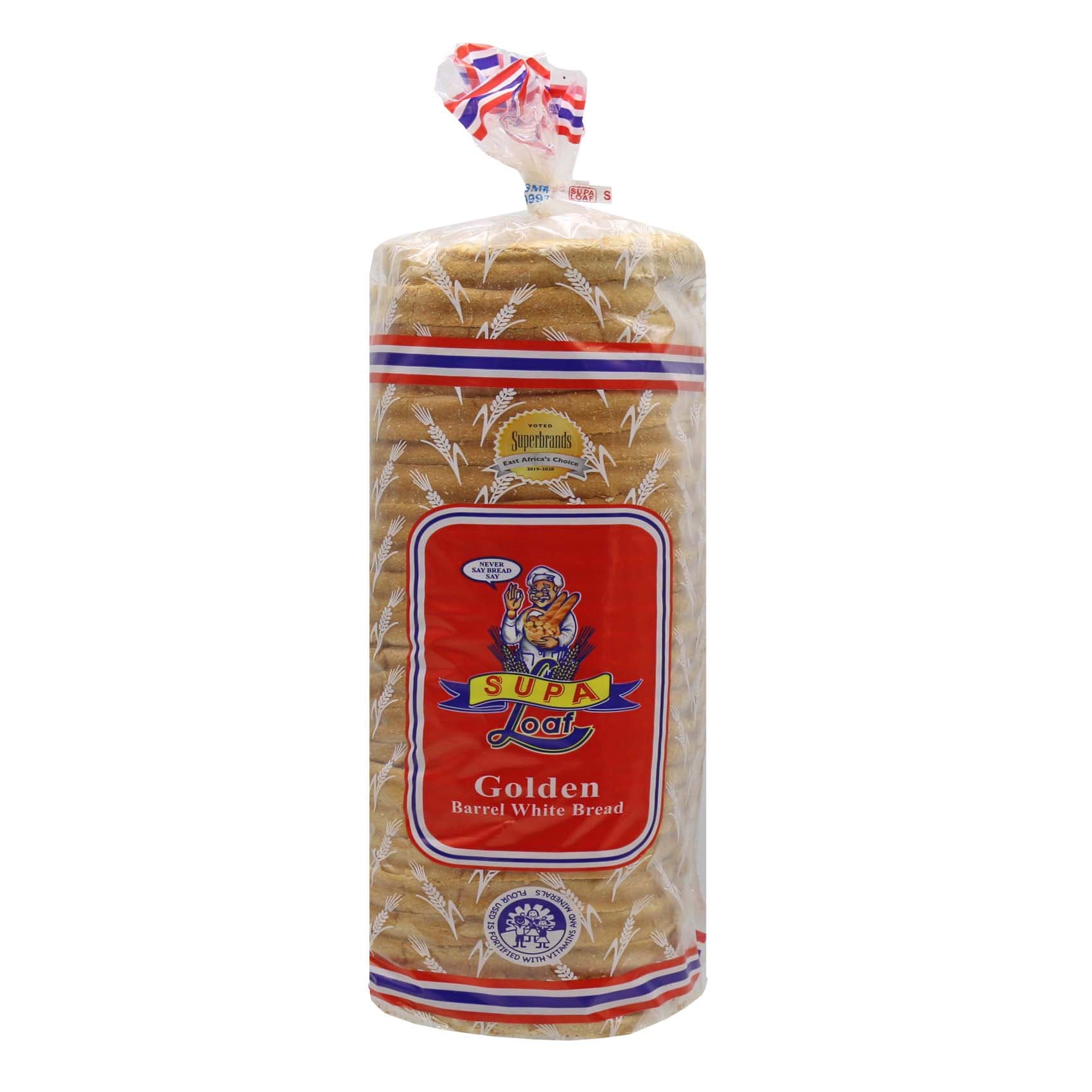 Buy Supa Loaf Golden Barrel White Sliced Bread 800g Online | Carrefour ...