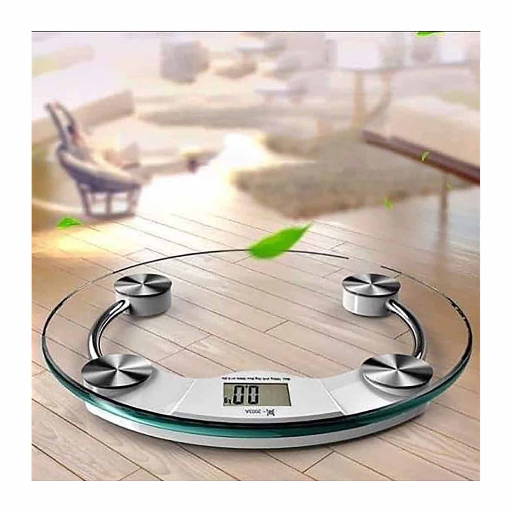 Buy Round Glass Personal Scale - 180 kg Online | Carrefour Egypt
